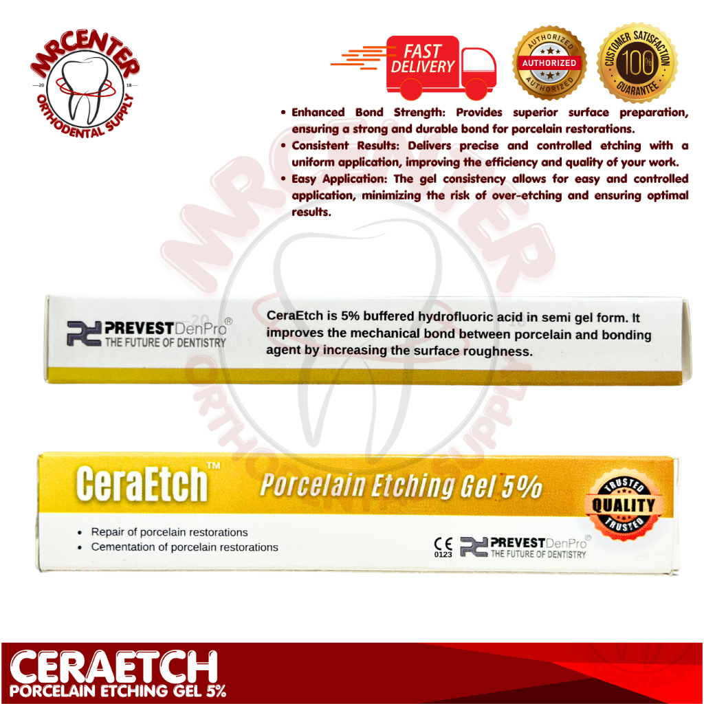 Precision Preparation: Cera Etch Dental Porcelain Etchant Gel 5% ...