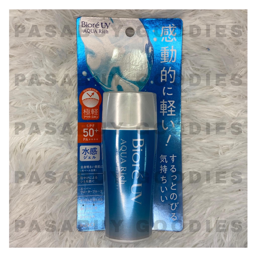 JAPAN Biore UV Aqua Rich Watery Gel SPF 50+ PA++++ 70ml | Shopee Malaysia