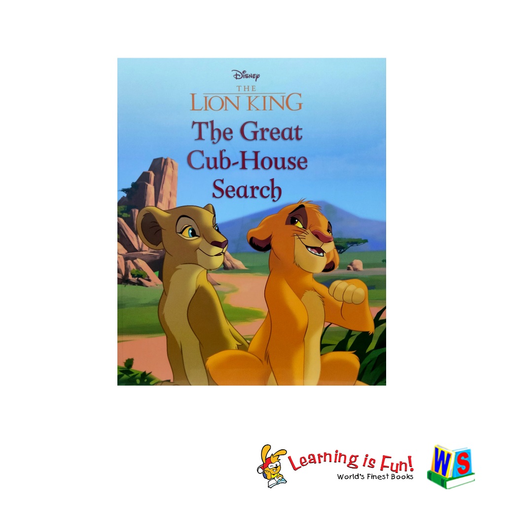 DISNEY PICTURE BOOK-THE LION KING THE GREAT CUB-HOUSE SEARCH | Shopee ...