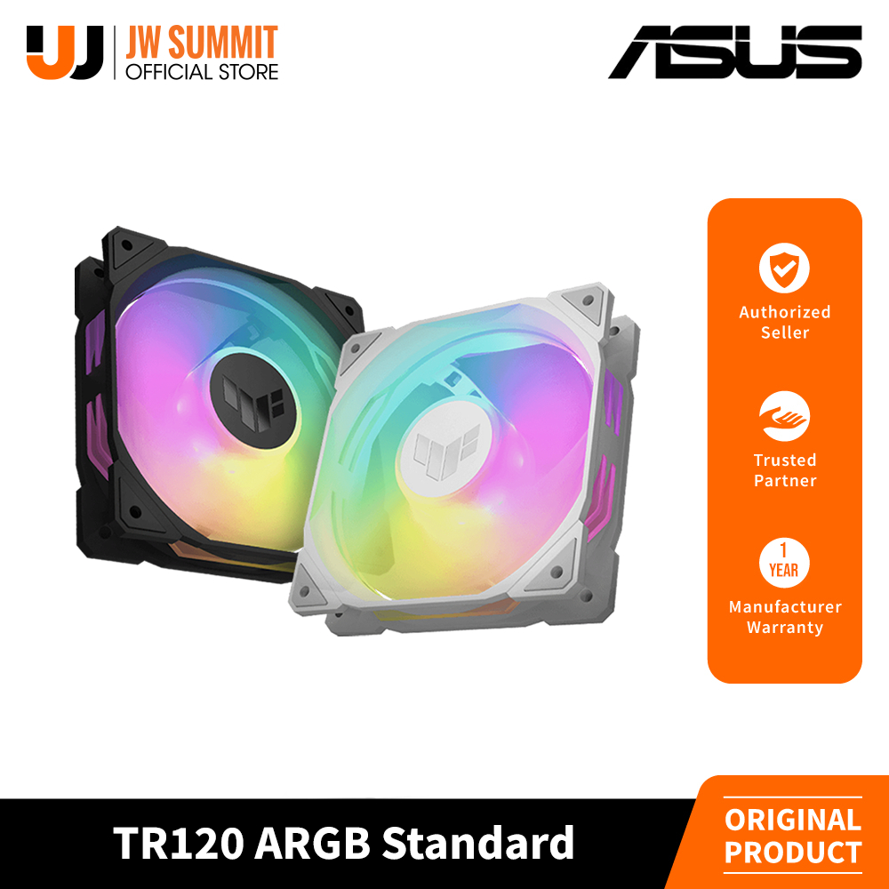 Asus TUF Gaming TR120 ARGB Standard Single/Triple Pack Aura Sync 28mm ...