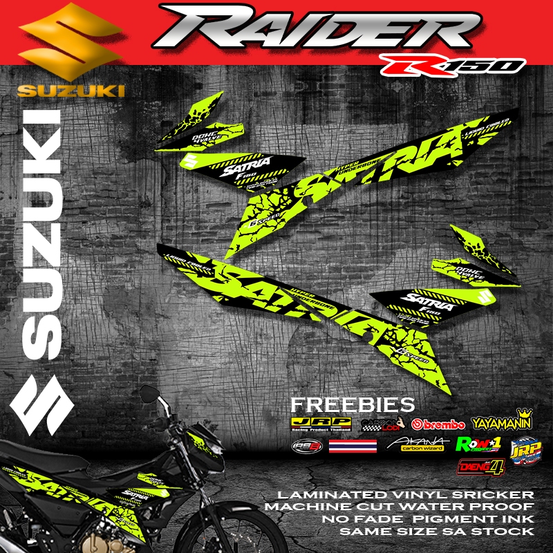 RAIDER 150 FI DECALS STICKER NEW DESIGN WITH FREEBIES | Shopee Malaysia