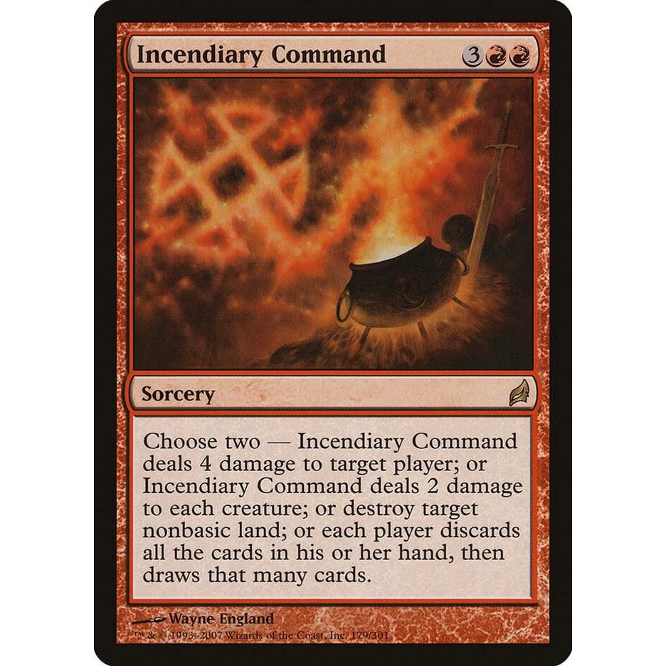 Incendiary Command - Lorwyn (LRW) MTG | Shopee Malaysia