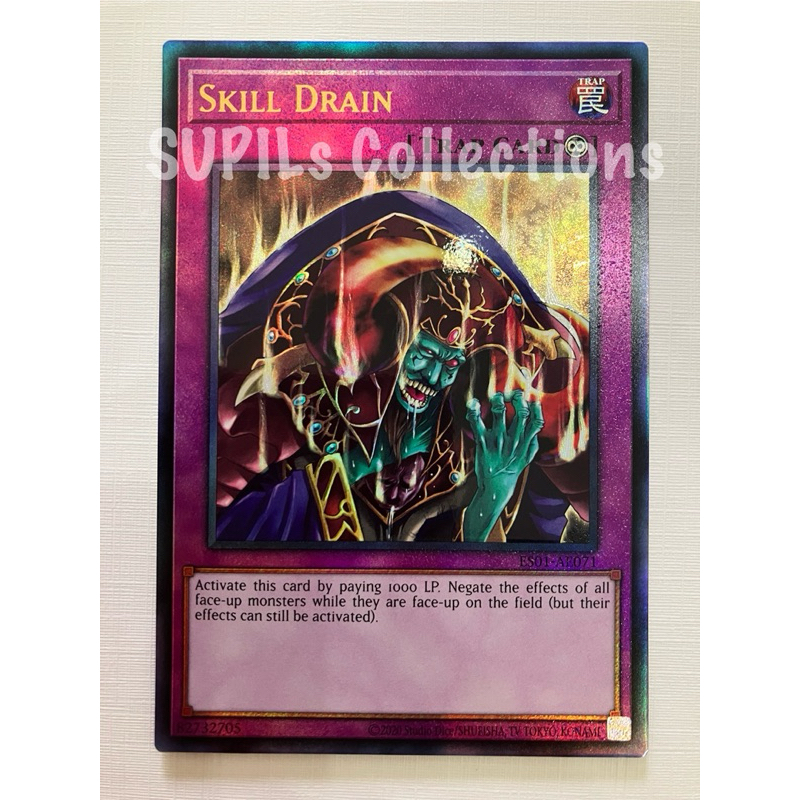 YuGiOh! OCG AE Skill Drain ES01-AE071 (UL/UR) | Shopee Malaysia