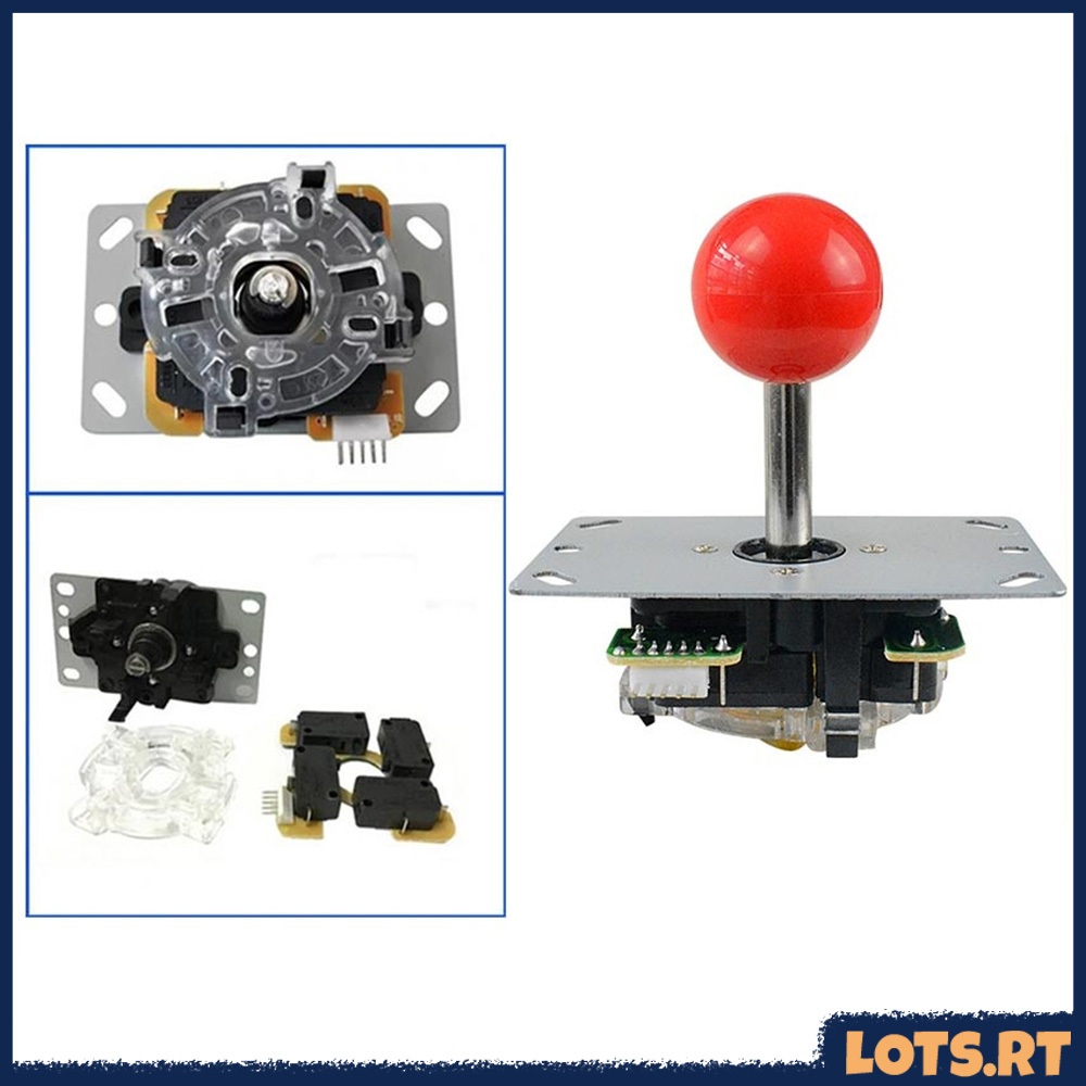 Classic 8 way Arcade Game Joystick Red Ball Control Stick Fighting ...