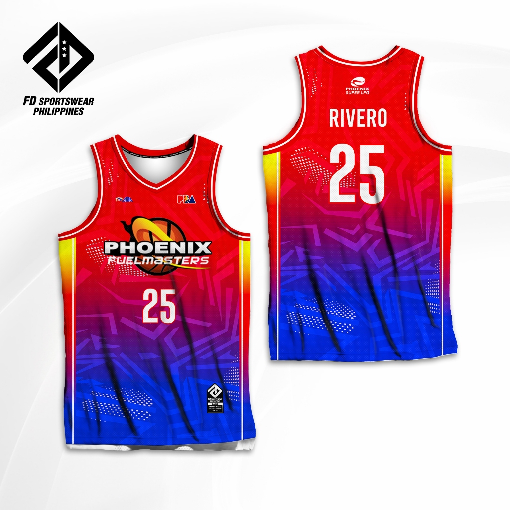 PHOENIX FUEL MASTER 2024 RIVERO TIO PERKINS BALUNGGAY MOCON VERRANO PBA FULL SUBLIMATED JERSEY ...