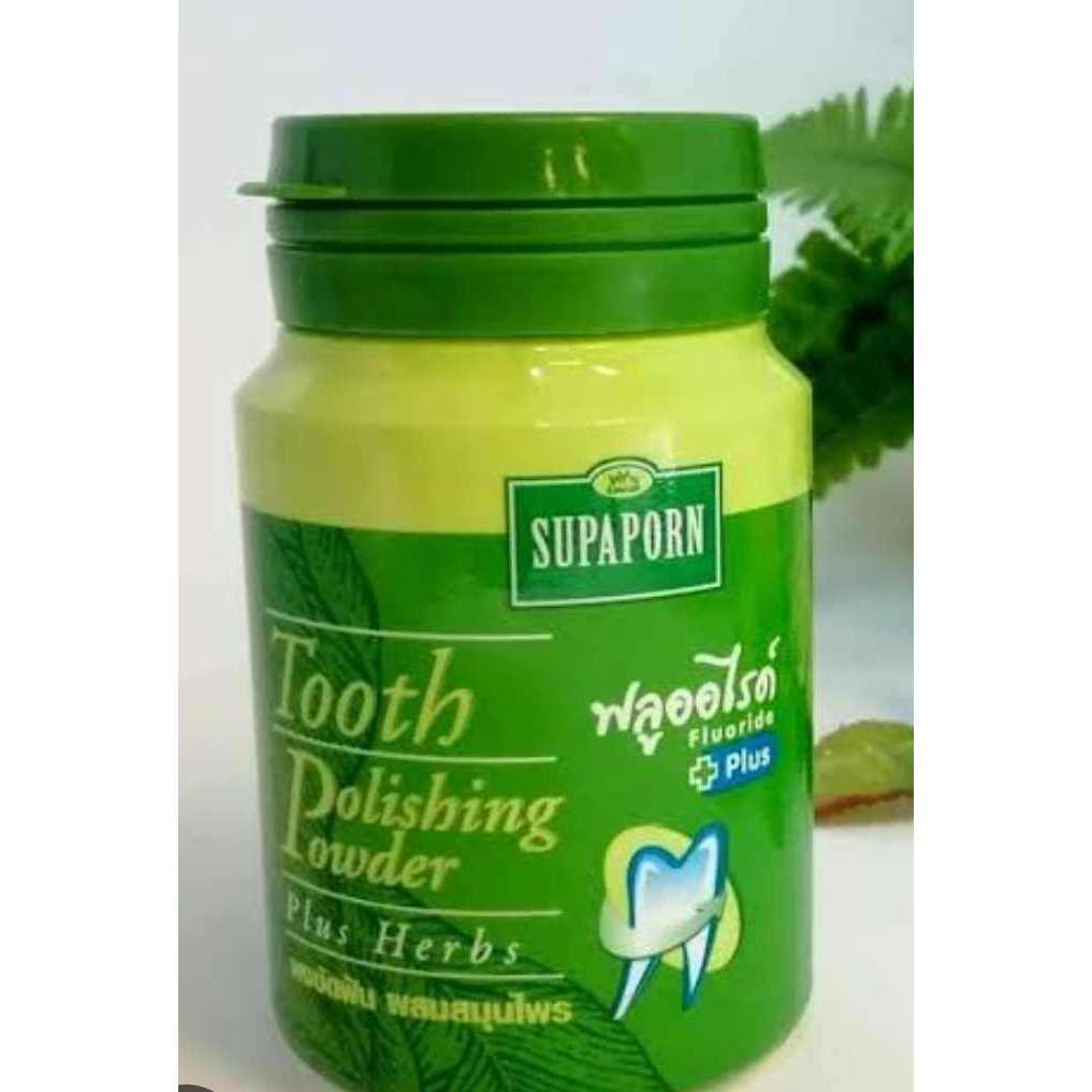 Supaporn Tooth Polishing Powder ∙ StrengthensTeeth and Helps Prevent Cavities ∙ 90g | Shopee ...