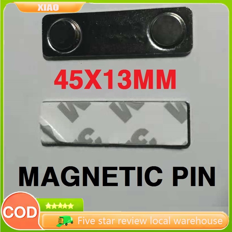 (100pcs200/300pcs)Magnetic Badge Nameplate with Adhesive Magnet ...