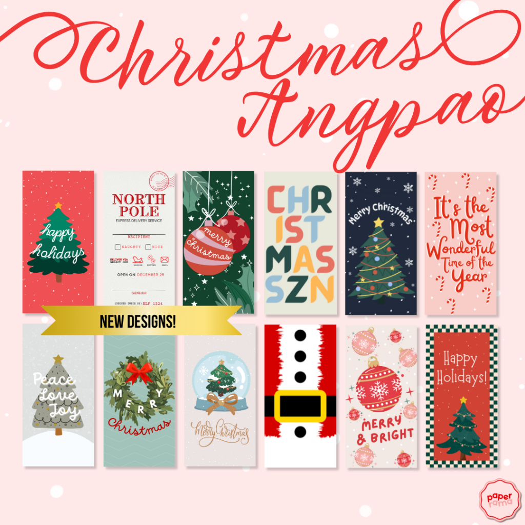 Christmas Angpao/Money Envelope (6pcs/pack) | Shopee Malaysia