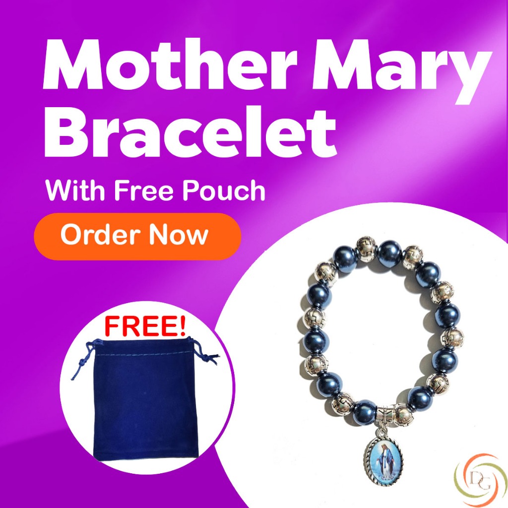 Mother Mary Bracelet with Free Velvet Pouch | Shopee Malaysia