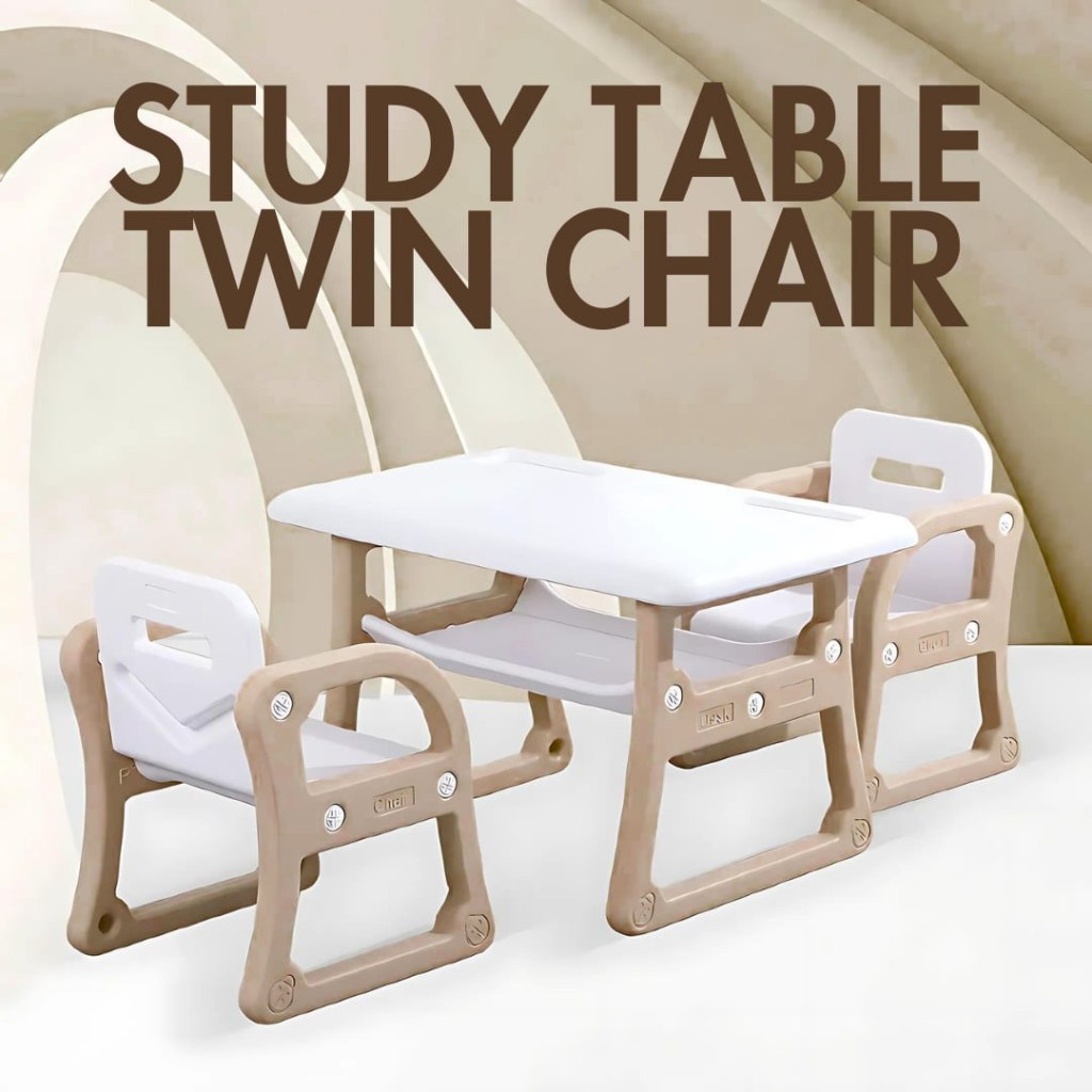 BYJ Study Table with Chair for Kids Preschool Table for Children Study ...