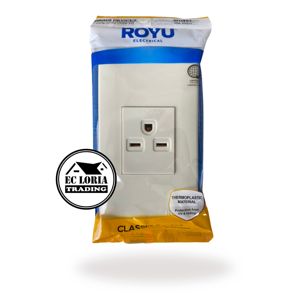 Royu Aircon Outlet 1-Gang (Classic Series) | Shopee Malaysia