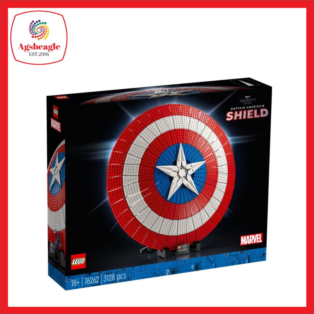 Lego Marvel 76262 Captain Americas Shield (2023) | Shopee Malaysia