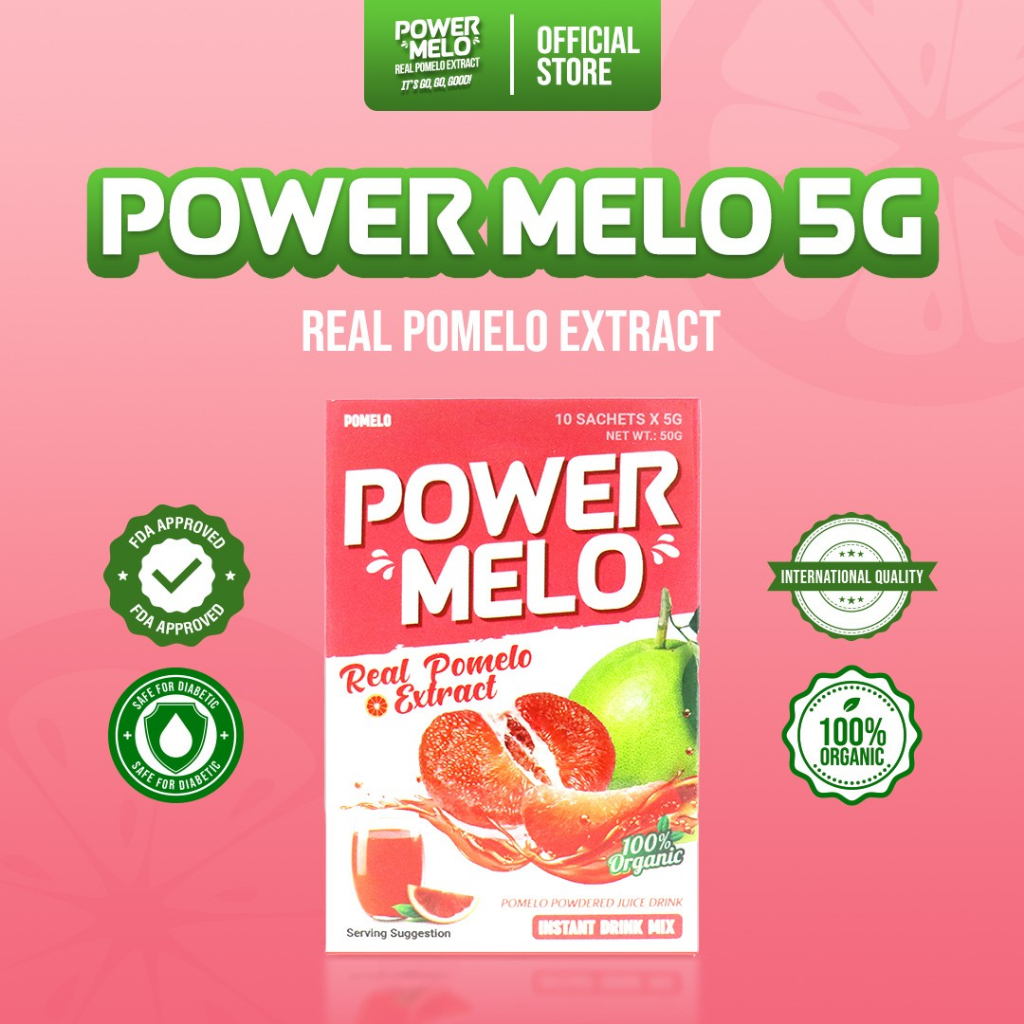 POWER MELO Pomelo Powdered Juice Drink & Stevia Instant Drink Mix | Shopee Malaysia