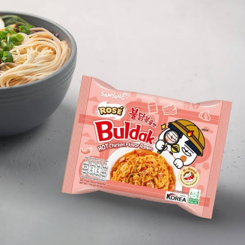 Samyang Buldak Rose Hot Chicken Ramen | Shopee Malaysia