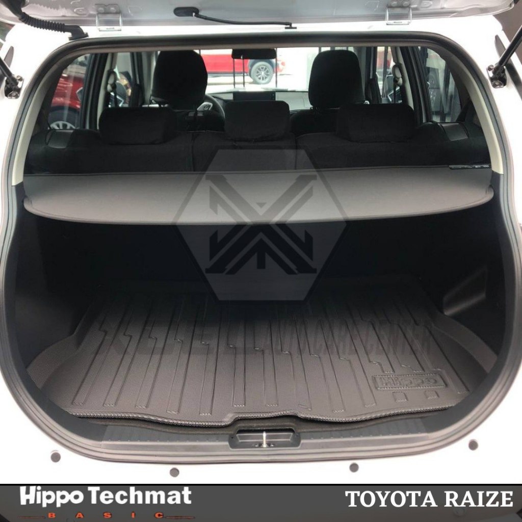 TOYOTA RAIZE 2022-2024 HIPPO TECHMAT BASIC CARGO/TRUNK TRAY | Shopee ...