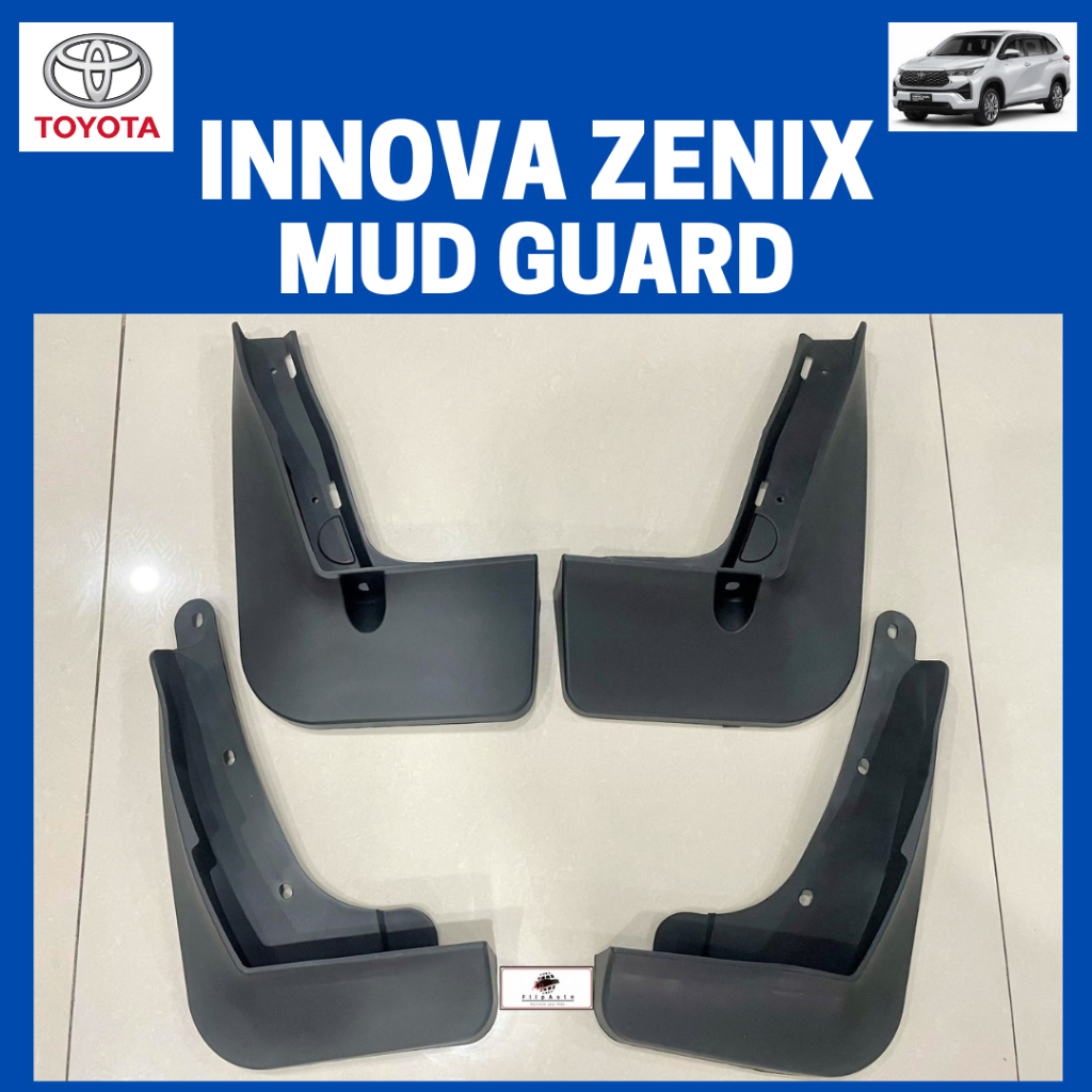 TOYOTA INNOVA ZENIX 2023-2024 Mudguard Mud Guard Mud Flaps Innova ...
