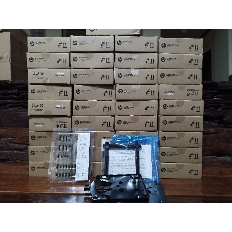 NEW HP Mini-PC Monitor Mount, Wall Mount, Under-Table Mount, Complete ...