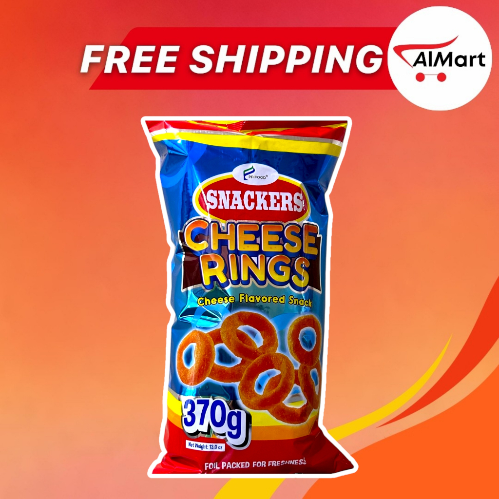 SNACKERS CHEESE RINGS (370 GRAMS) | Shopee Malaysia
