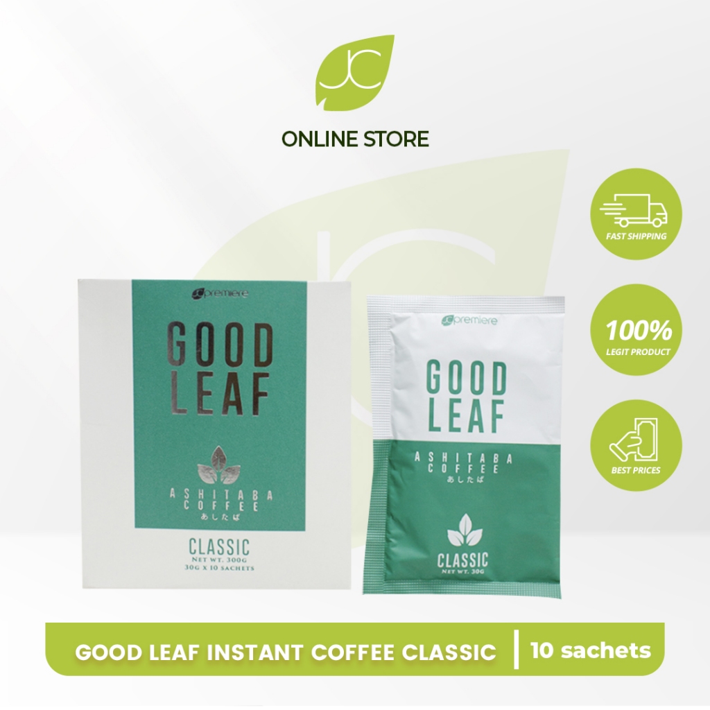 Good Leaf Ashitaba Instant Coffee Classic | 10 Sachets by JC | Shopee ...