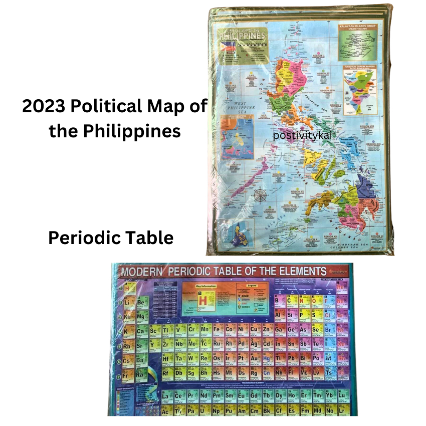 (Positivity) 2024 Political Map of the Philippines / Periodic Table of ...