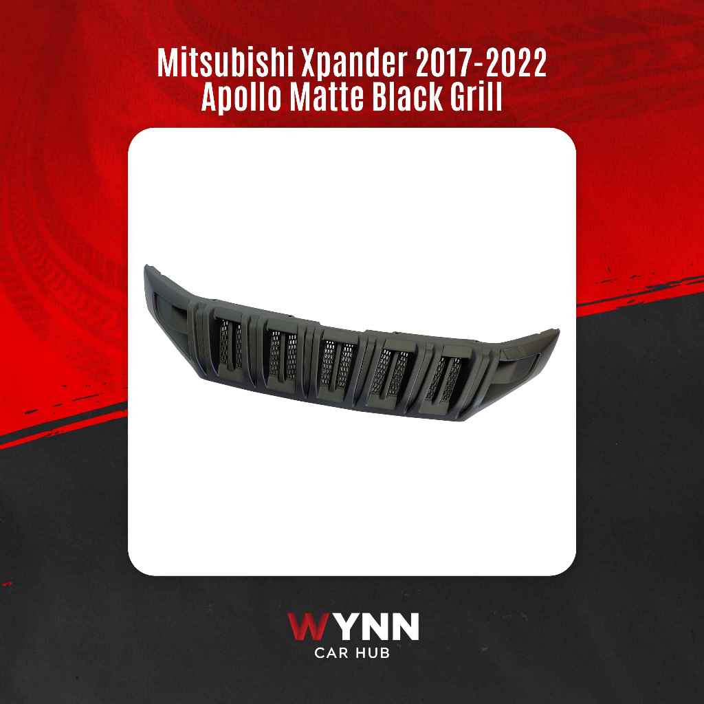 Mitsubishi Xpander 2017-2022 Apollo Matte Black Grill | Shopee Malaysia