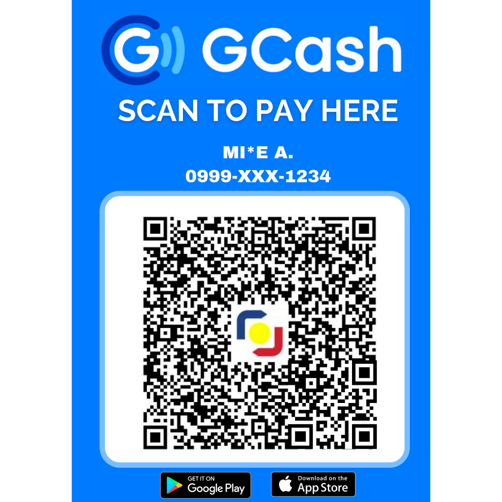 QR Code Standee 5inx7in Gcash/Paymaya/BDO/BPI | Shopee Malaysia