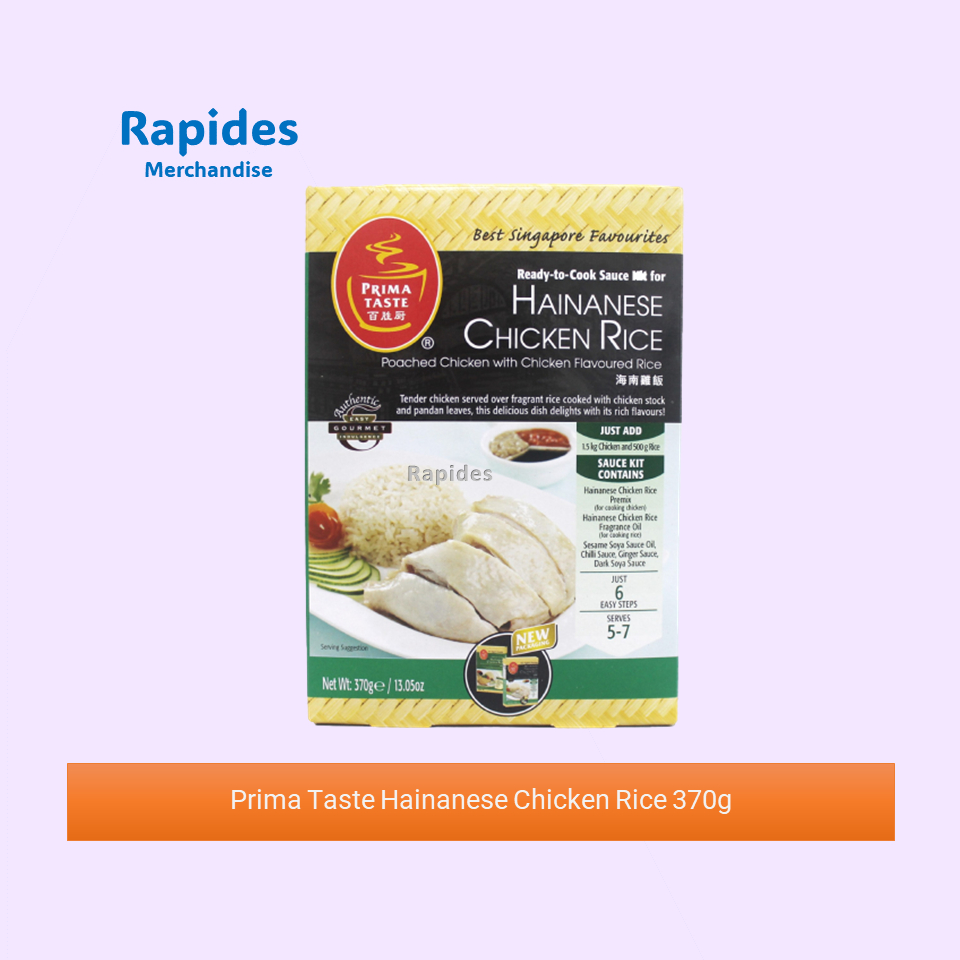 Prima Taste Hainanese Chicken Rice 370g | Rapides | Shopee Malaysia