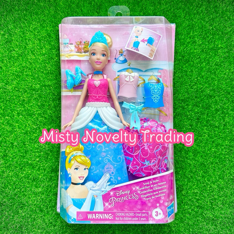 Disney Princess Cinderella Snap & Style Doll Playset | Shopee Malaysia