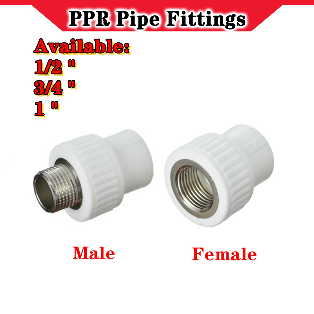 PPR Pipe Fittings Male Coupling Female Coupling | Shopee Malaysia