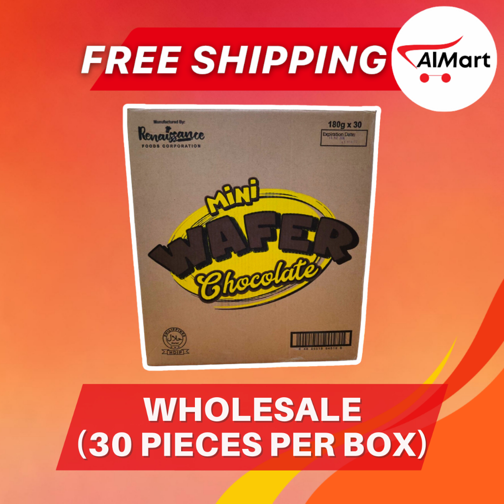 MINI CHOCO WAFER (180 GRAMS) (30 PIECES PER BOX) | Shopee Malaysia