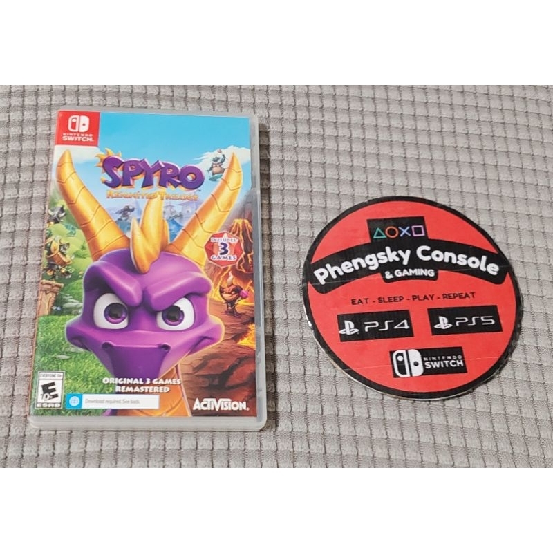 Spyro reignited trilogy (nintendo switch game) [physical game] | Shopee ...