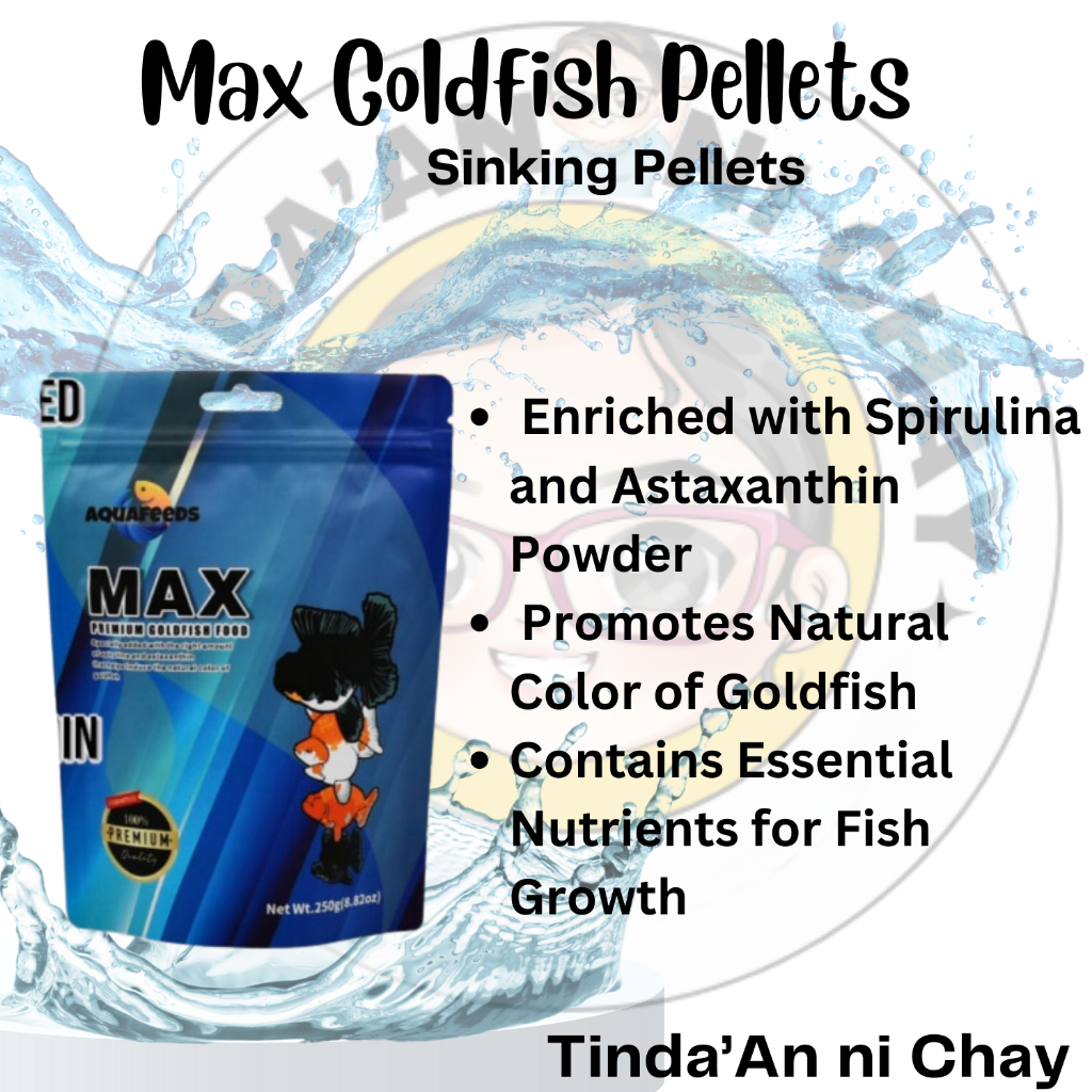 Max Premium goldfish 250 grams food grooming coloration growth high ...