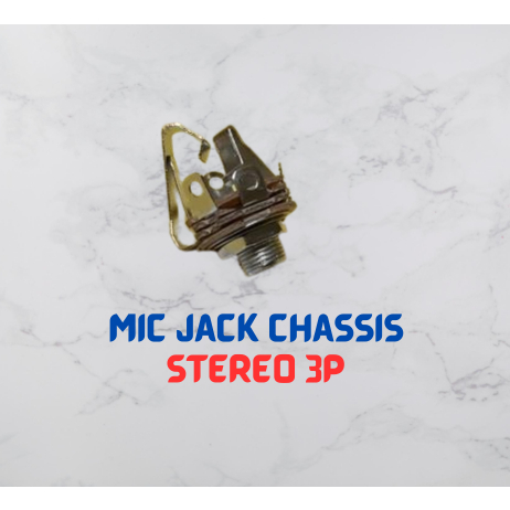 Mic Jack Chassis Stereo 3P | Shopee Malaysia