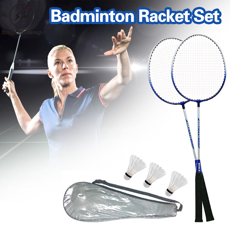 Badminton Racket Badminton Set Design Full Carbon 24 Lbs Training Set ...