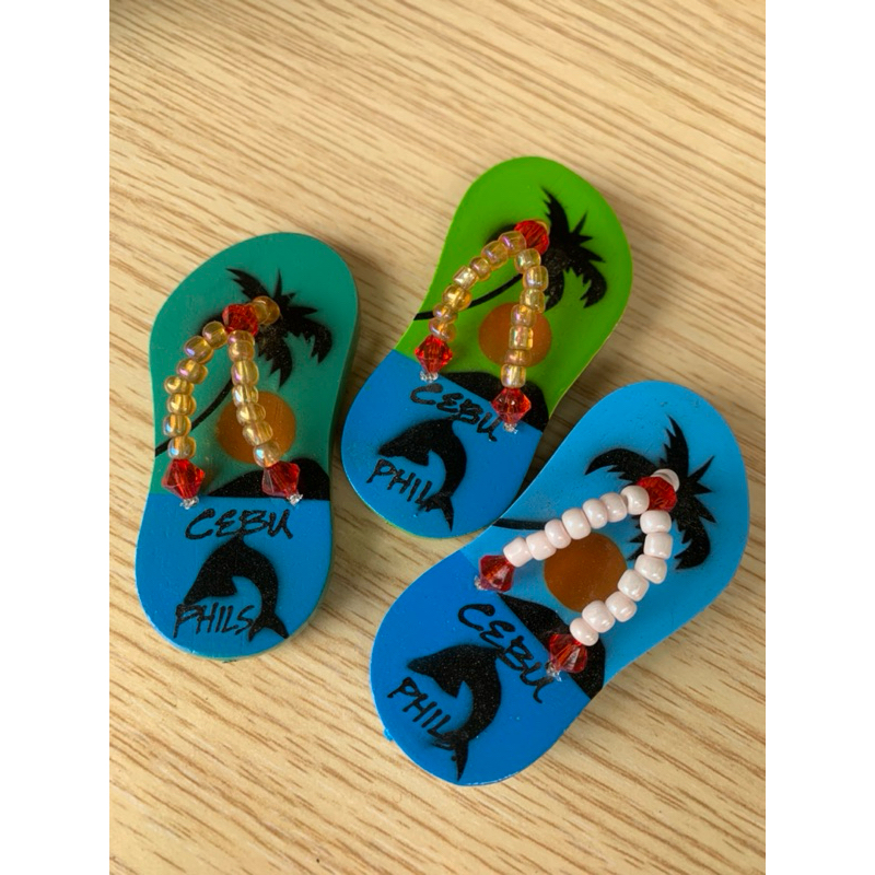 wooden slippers ref magnets cebu souvenir | Shopee Malaysia