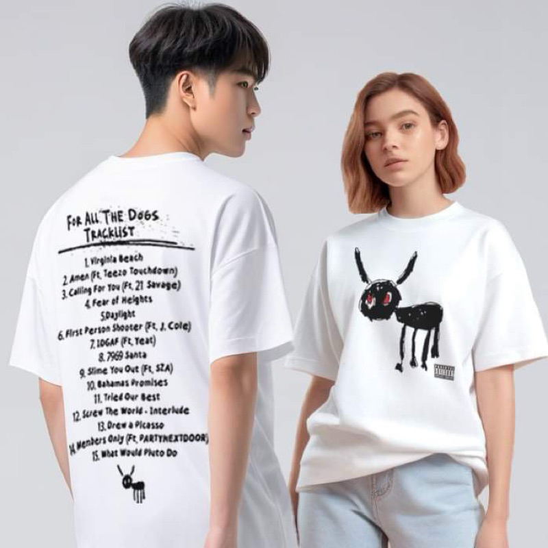 Drake For All The Dogs Premium Oversized Tee The Union (inspired by ...