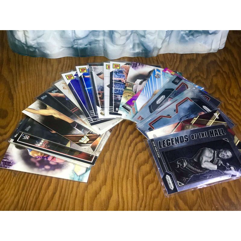 WWE Cards - Panini, Topps, Legends. Rob Van Dam, Jimmy Uso, Grayson ...