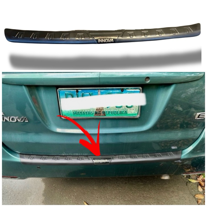 Toyota Innova 2012 - 2015 Rear Stepsill Rear Guard | Shopee Malaysia
