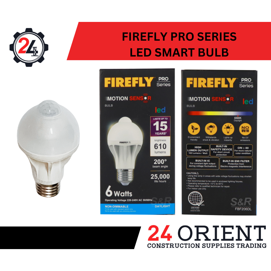 LED SMART BULB FIREFLY PRO SERIES MOTION SENSOR | Shopee Malaysia