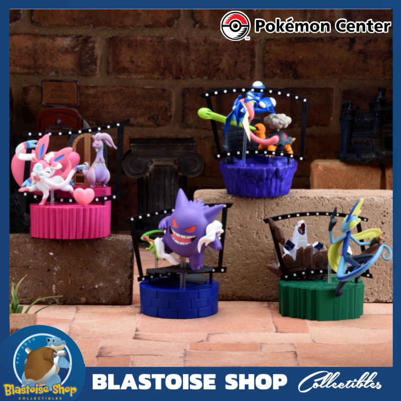 Pokemon Center Midnight Agent Gengar & Flygon Sylveon & Goodra Greninja & Torkoal Inteleon ...