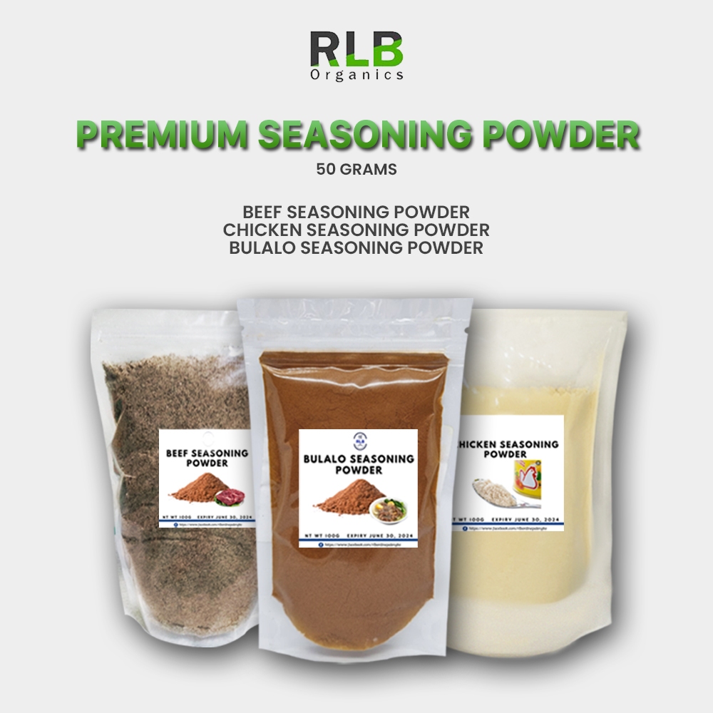 Premium Seasoning Powder 50 grams Beef, Chicken, Bulalo Seasoning ...