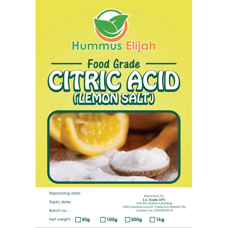 Lemon Salt (Citric Acid) - 20g/50g/100g | Shopee Malaysia