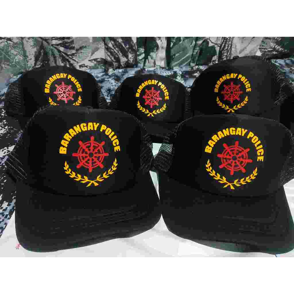 Barangay Tanod Police Cap Trucker Cap Net Cap With Box Shipping ...