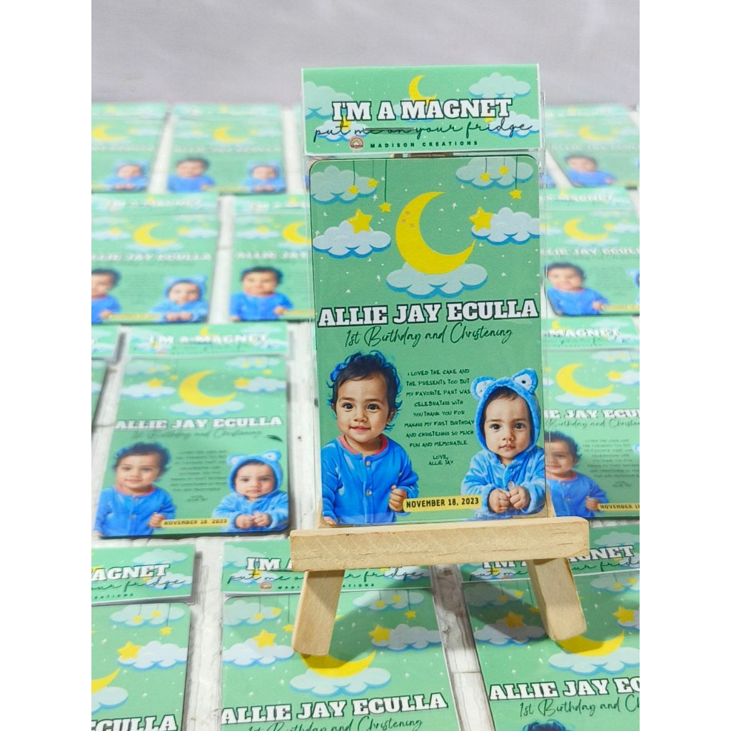 10pcs ATM REF MAGNET BIRTHDAY WEDDING DEBUT SOUVENIRS AND GIVEAWAYS ...