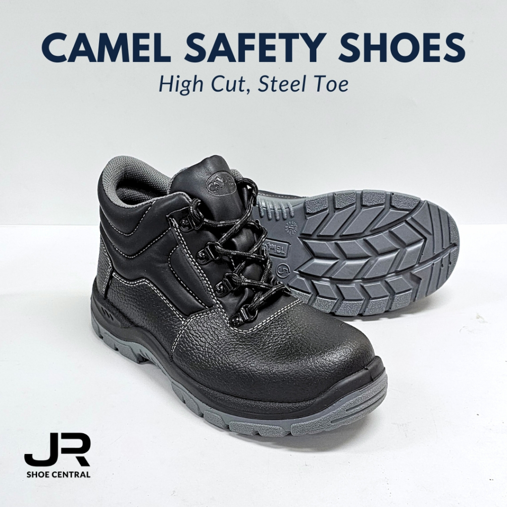 Camel 9050 Leather Safety Shoes High Cut Steel Toe for Construction ...