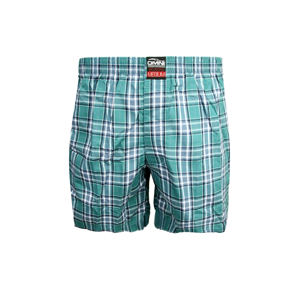 OMNI By SO-EN Men's 1 piece Basic Cotton Boxer Shorts | Shopee Malaysia