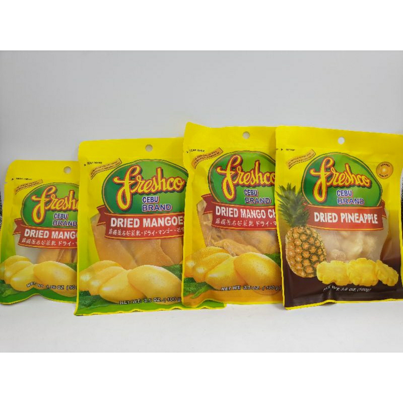 Freshco Cebu Philippines Dried Mango, Dried Pineapple (50g , 100g ...