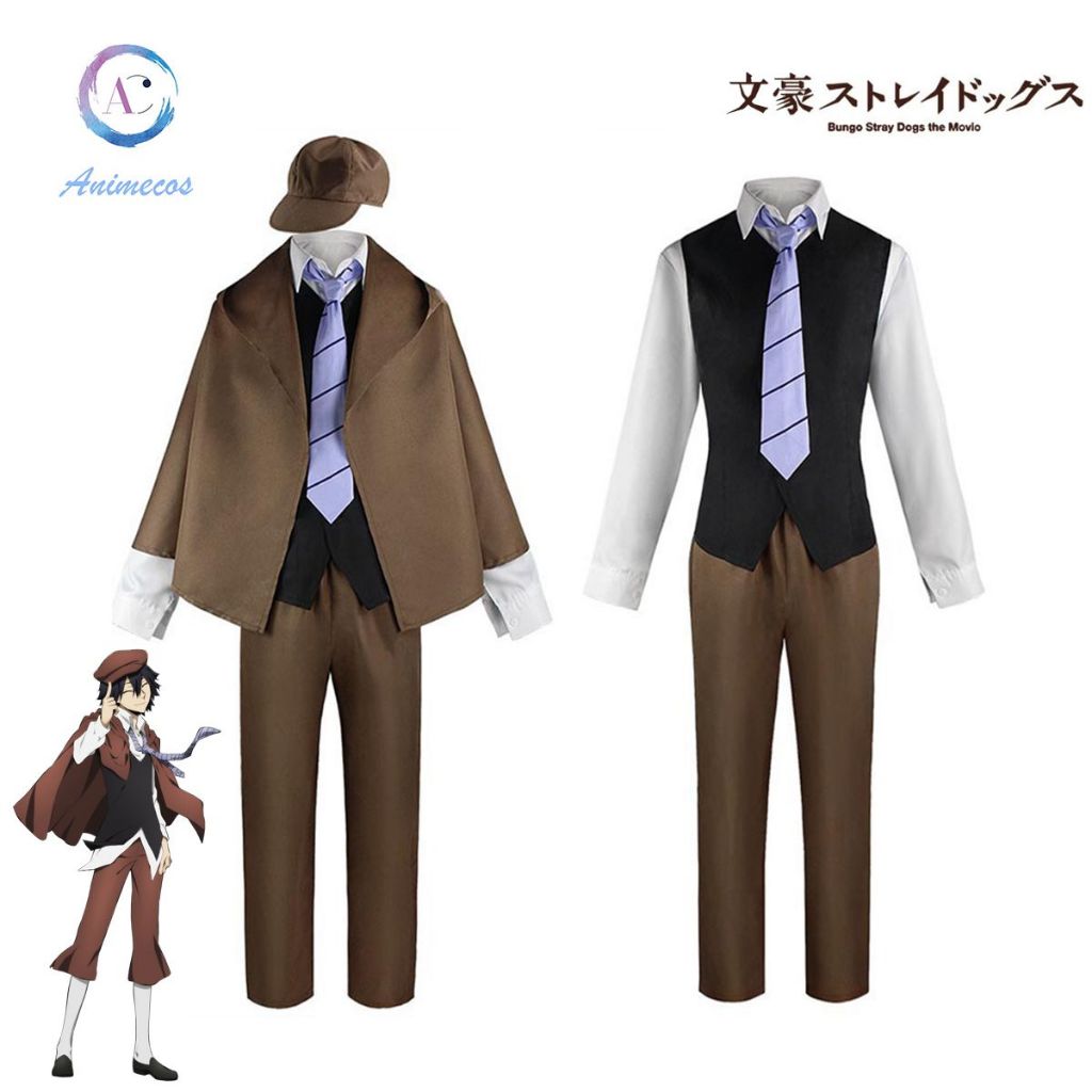 Edogawa Rampo cosplay Costume Detective Uniform Suit Bungo Stray Dogs ...