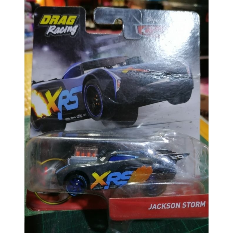 Mattel Disney Cars Pixar XRS Drag Racing Jackson Storm Diecast Metal 1: ...