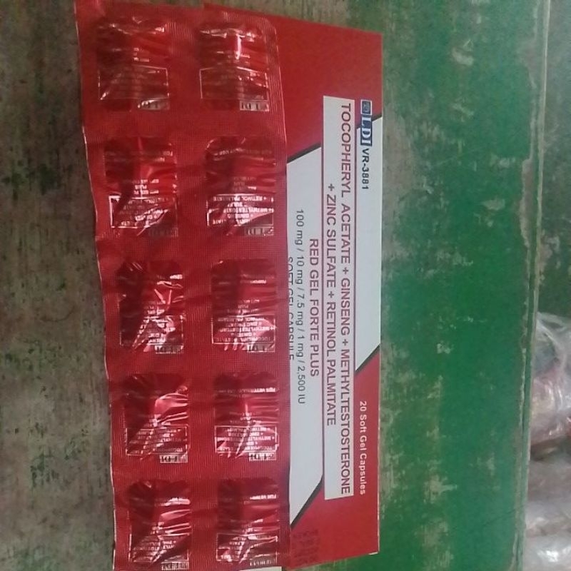 REDGEL FORTE 1 CAPSULE for Gamefowl Chicken | Shopee Malaysia